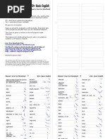 120 Most Common Pitman Shorthand Words | PDF | Shorthand | Symbols
