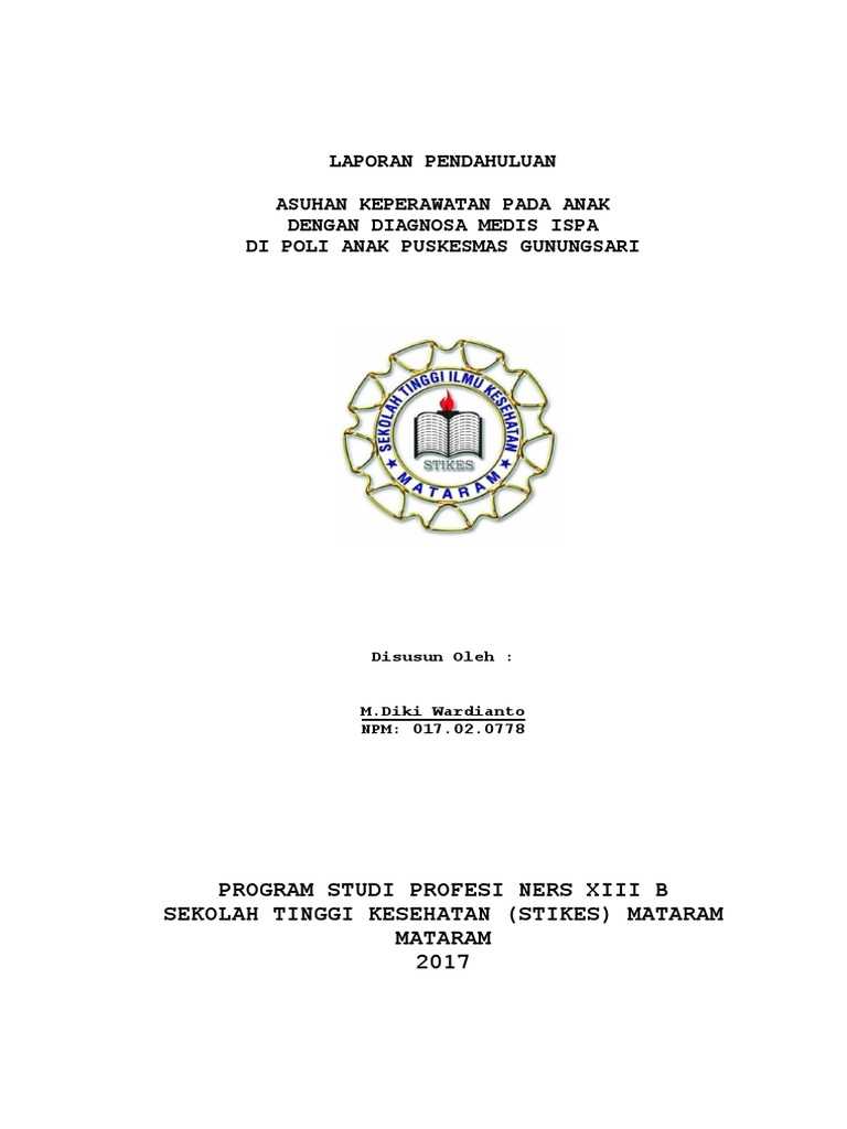 Laporan Pendahuluan Ispa | PDF