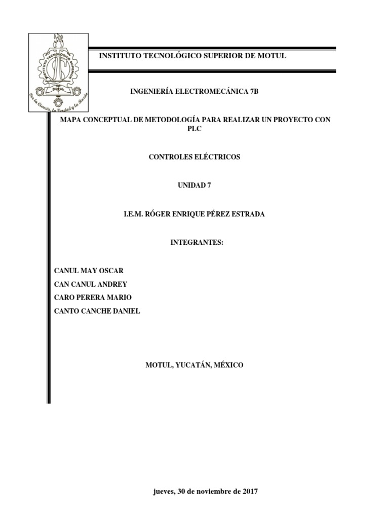 Metodologia para Proyecto Con PLC | PDF | Controlador lógico programable | Programa de computadora
