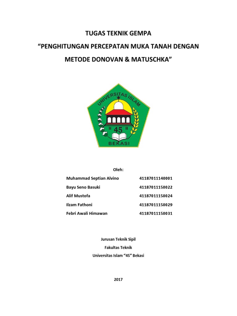 Teknik Gempa Menghitung Skala Gempa | PDF