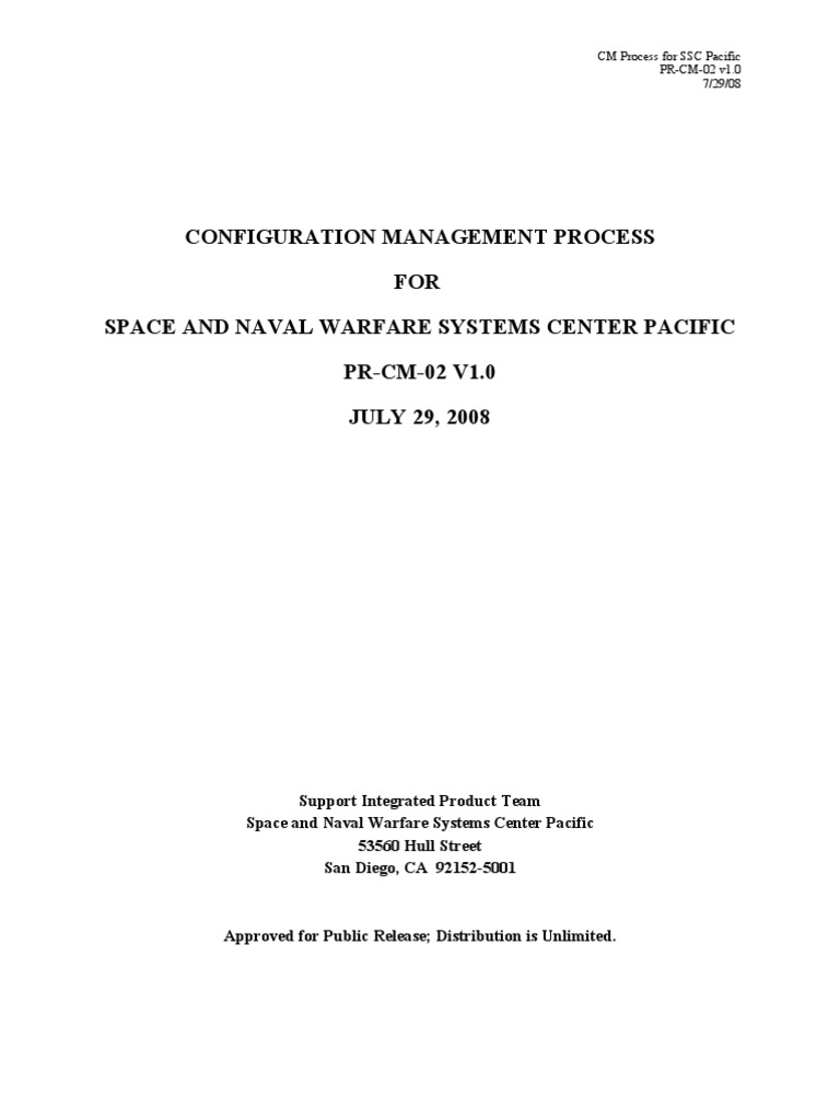 CM Process Handbook | PDF | Project Management | Audit