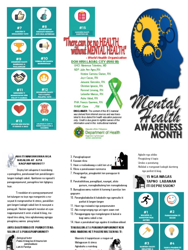 Mental Health Leaflet | PDF