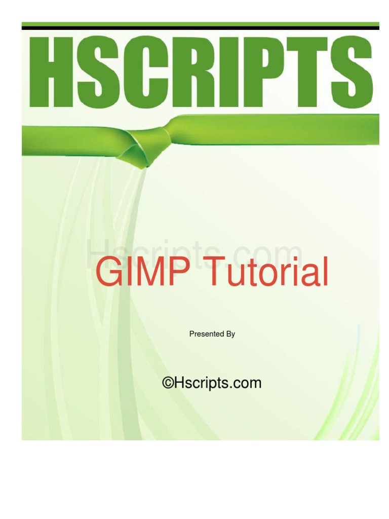 GIMP Basics for Beginners | PDF | Screenshot | Computer Keyboard