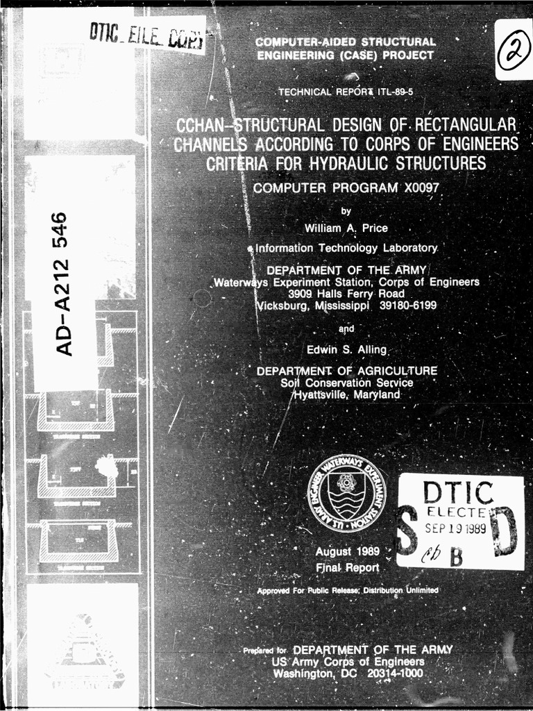 Rectangular Concrete Chanel Design | PDF | Beam (Structure) | Buckling