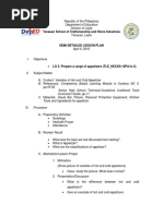 Lesson Plan in Cookery-Dessert | PDF | Lesson Plan | Desserts