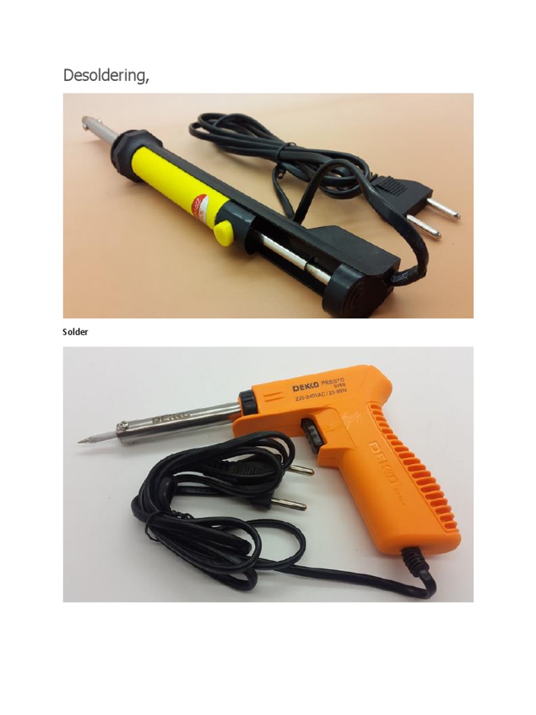 De Soldering | PDF
