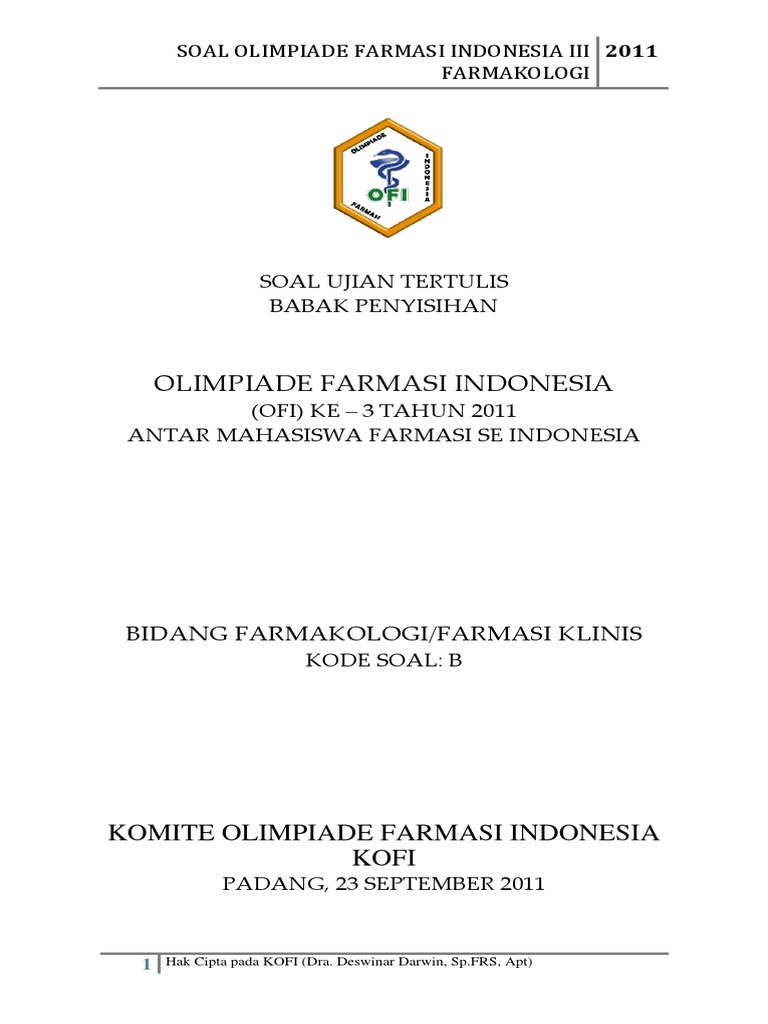 OFI SOAL 2011 | PDF