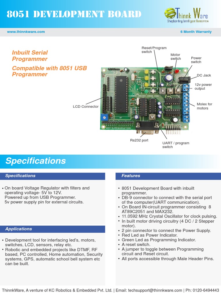 8051 Development Board: An All-In-One Solution for Prototyping Embedded ...