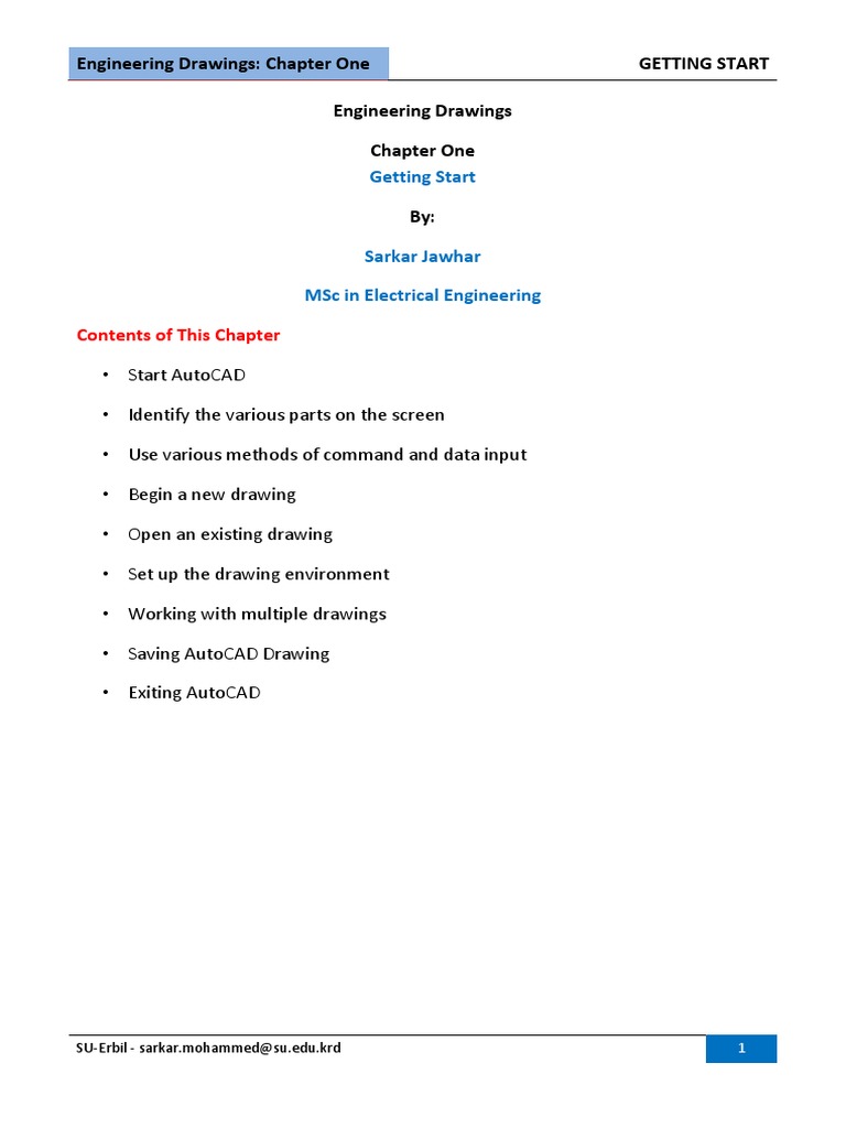 Getting Started with AutoCAD: An Introduction to Launching AutoCAD, Navigating the Interface ...
