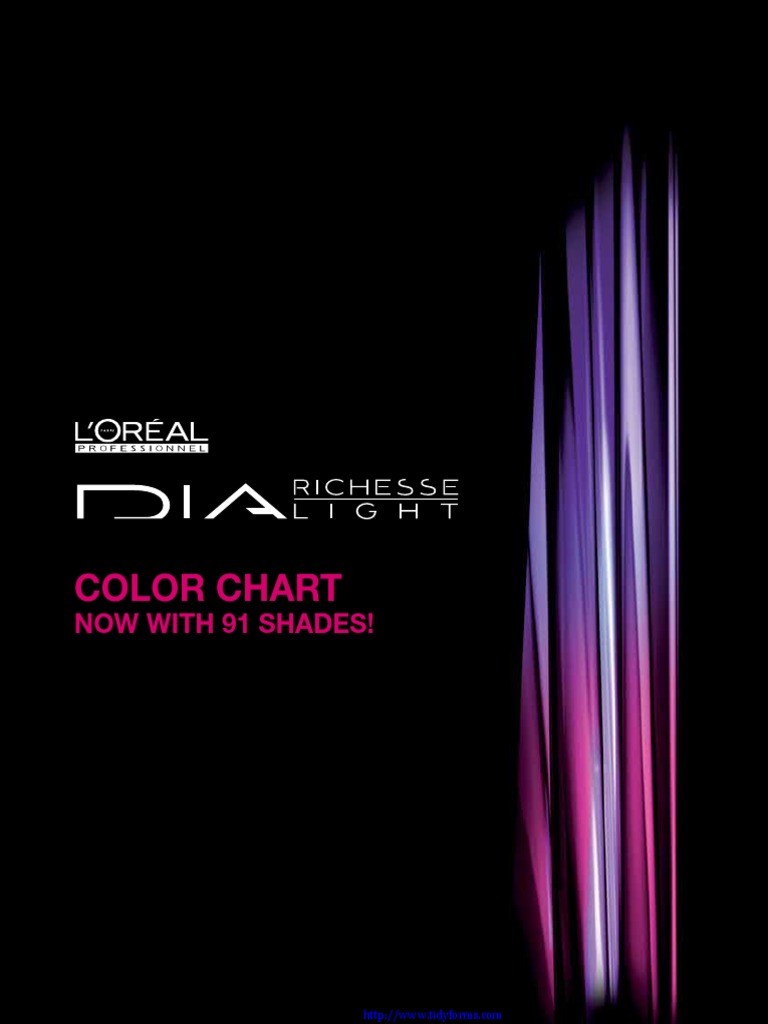 Loreal Professionnel Dia Color Chart | PDF | Blond | Color