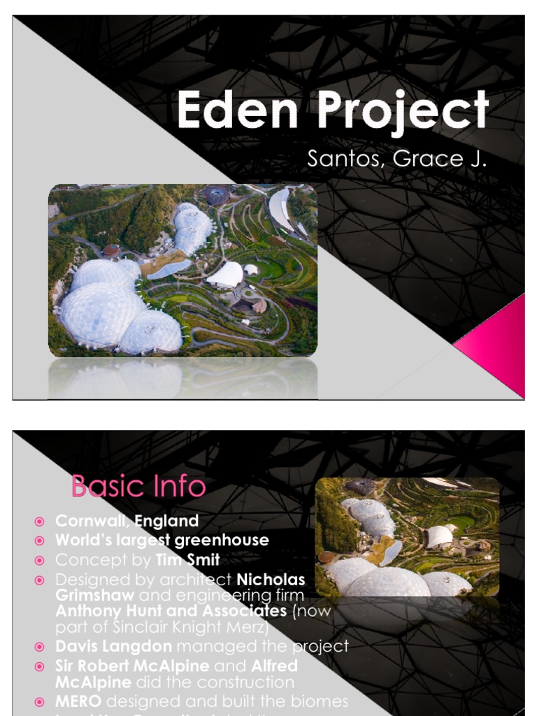 Eden Project | PDF | Greenhouse | Sustainability
