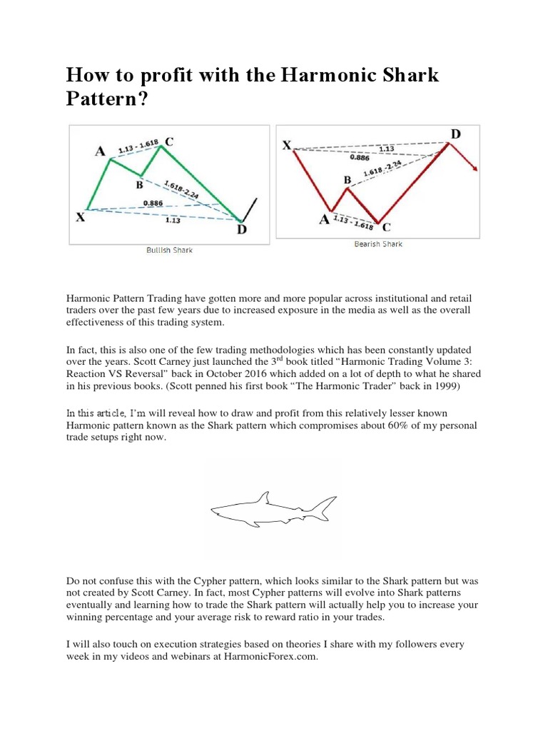How To Profit With The Harmonic Shark Pattern | PDF | Business