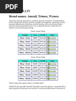 ZOXIL Antibiotic Patient Leaflet | PDF | Birth Control | Breastfeeding