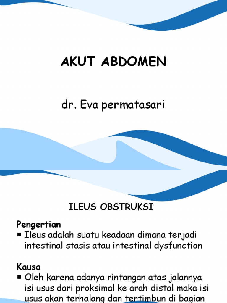 Akut Abdomen | PDF