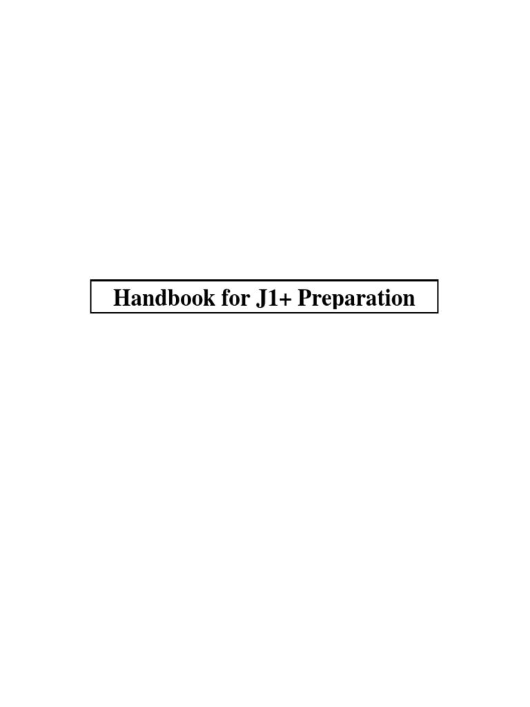 HandBook J1+ Preparation PDF | PDF | Infographics | Pie Chart
