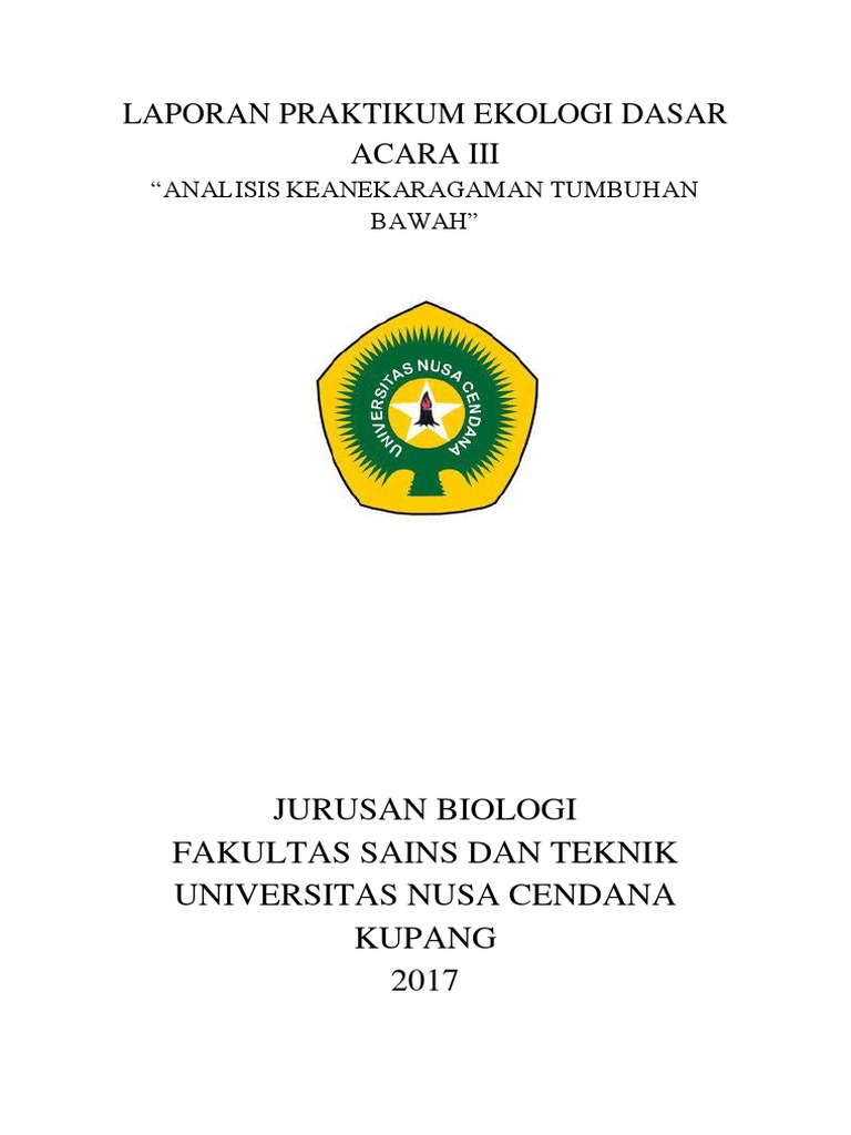 Laporan Praktikum Ekologi Dasar | PDF