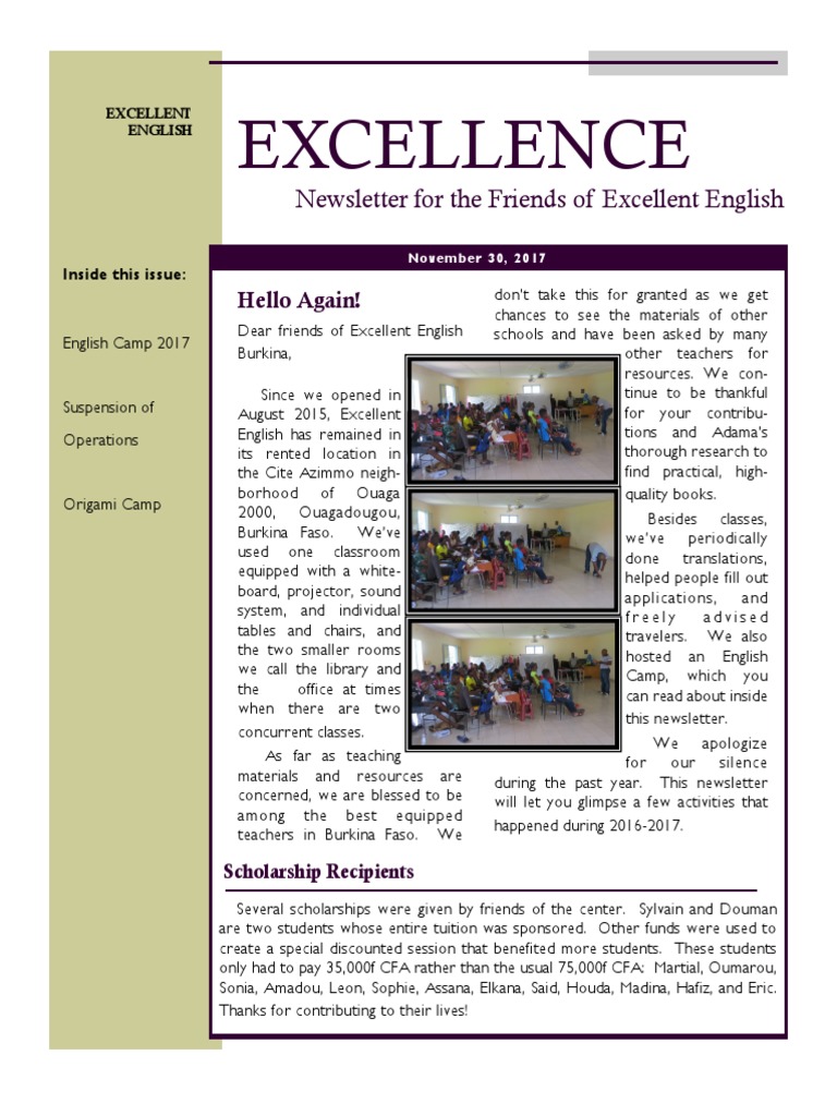 Newsletter | PDF | Further Education | Teaching And Learning