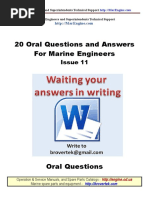 Marine Engineering Interview Questions and Answers | PDF | Diesel Engine | Marine Propulsion