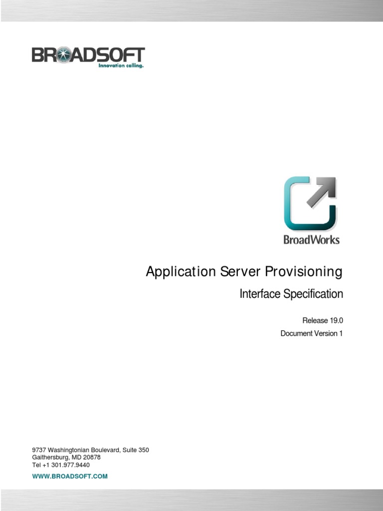Broadworks Provisioning Guide | PDF | Domain Name System | Provisioning