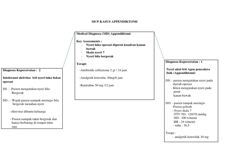 MCP Kasus Apendiktomi | PDF