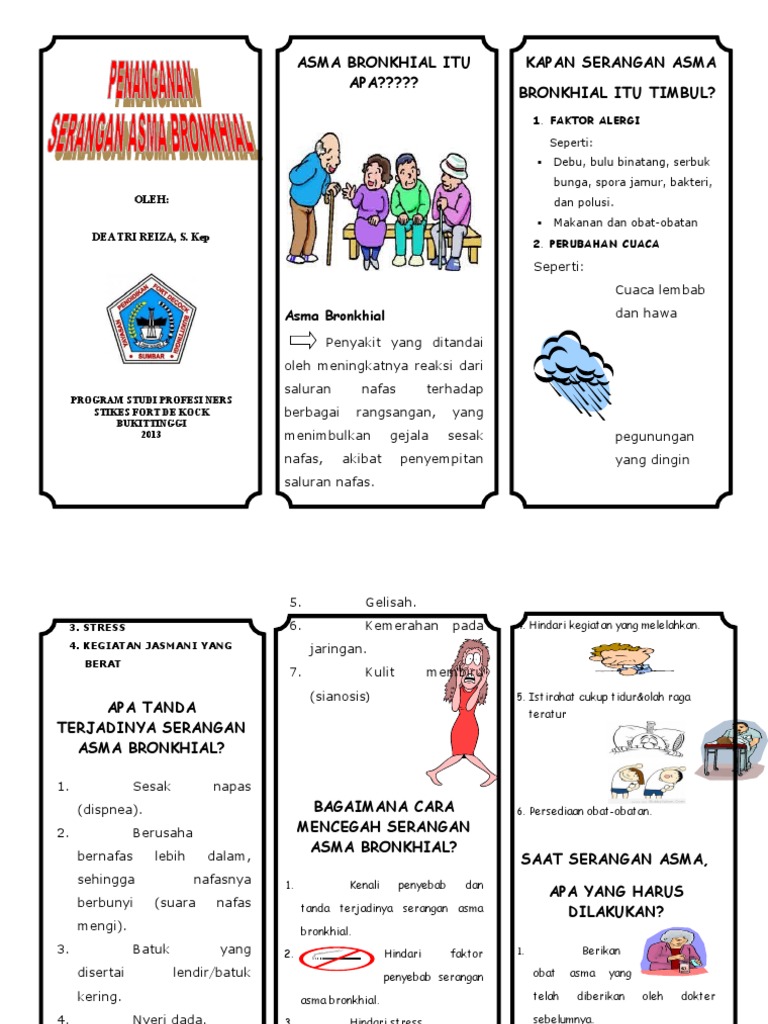 Leaflet Asma Bronkhial. DEA | PDF