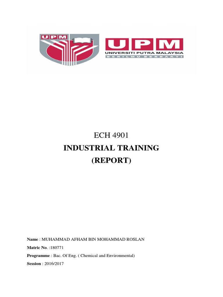 Industrial Training (Report) | PDF | Business