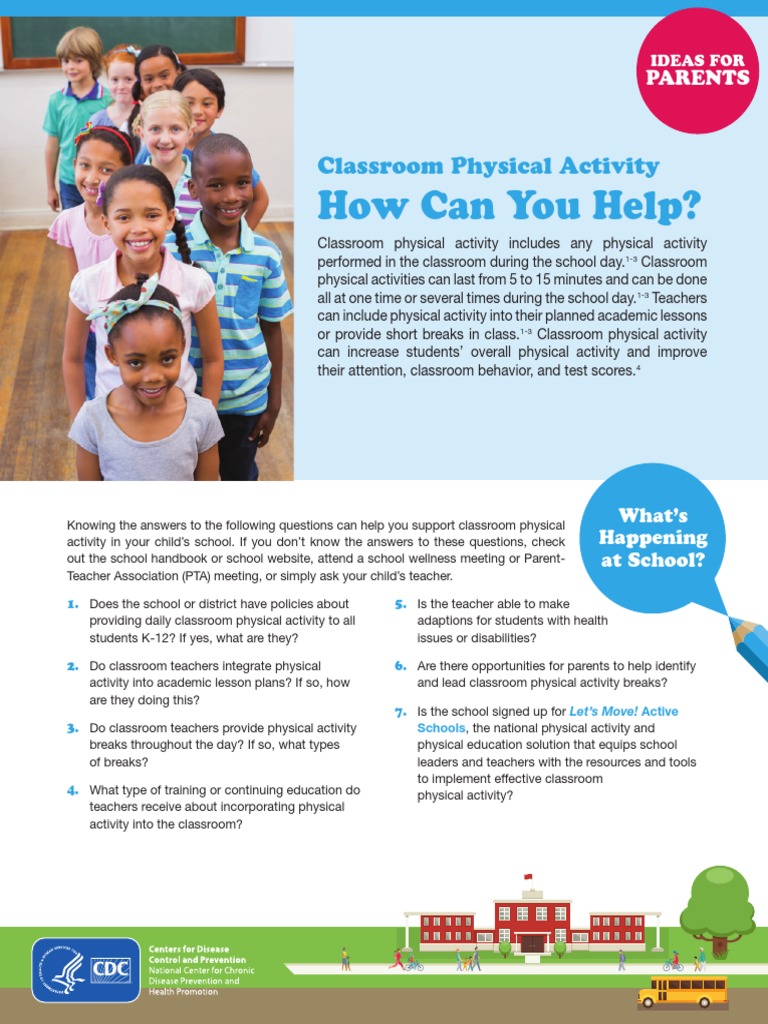 How Can You Help?: Classroom Physical Activity | PDF | Classroom | Let ...