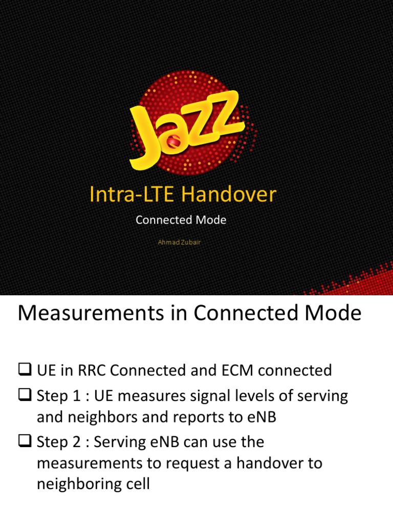 Intra LTE Handover | PDF | Lte (Telecommunication) | Hysteresis