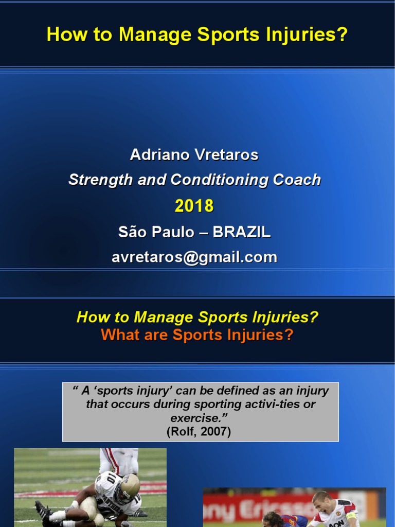 How To Manage Sports Injuries? | PDF | Heuristic | Cognitive Science