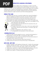 Kagan Structure Quick-Reference Cards Updated | PDF