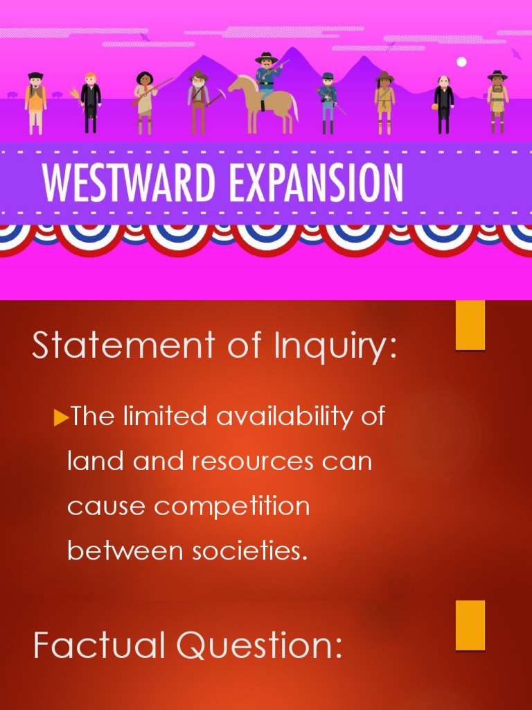 Impact of Resources on Westward Expansion | PDF