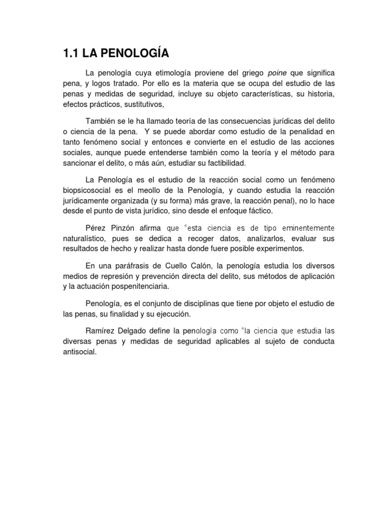 Penologia Equipo 2 | PDF | Criminología | Derecho penal