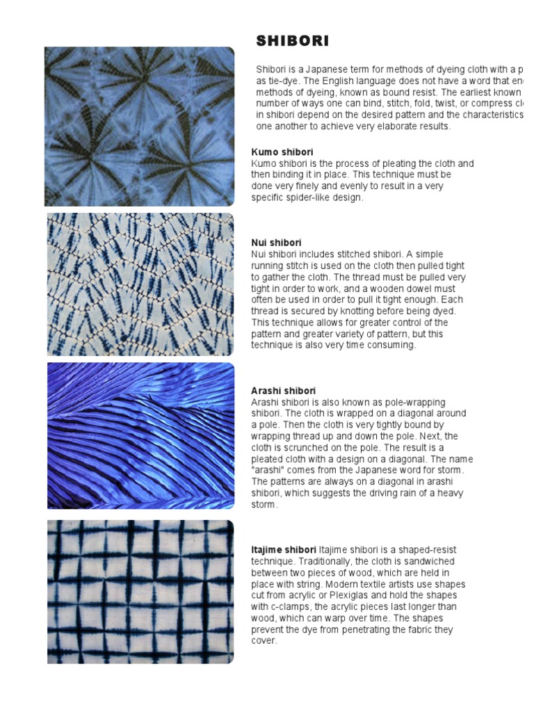 Itajime Shibori