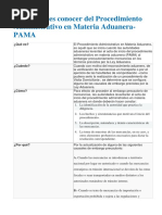 Qué es un PAMA y su procedimiento | PDF | aduana | Multa (pena)
