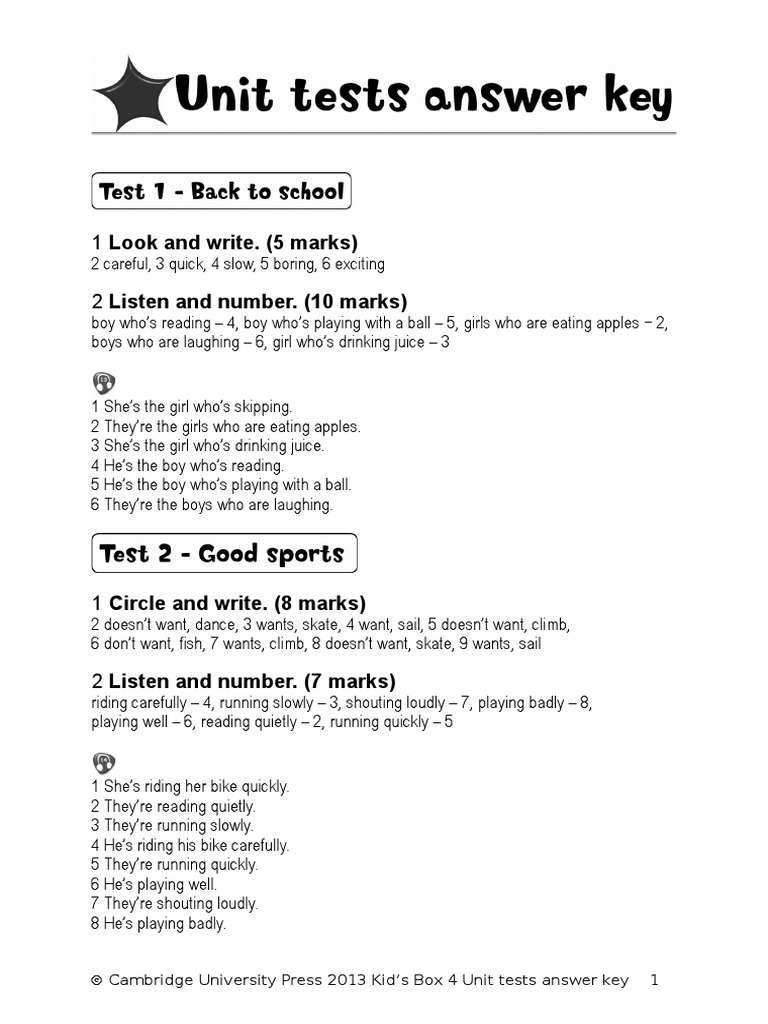 l4 Unit Test Answer Key | PDF | Beverages