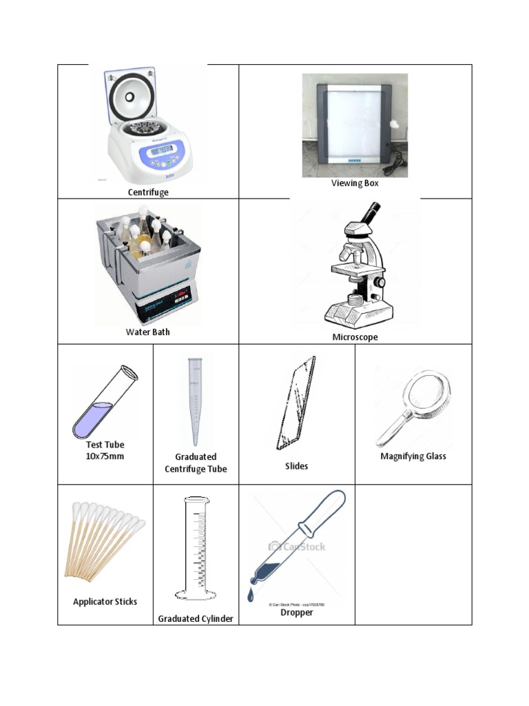 Lab equipment viewing guide | PDF | Laboratory Equipment | Equipment