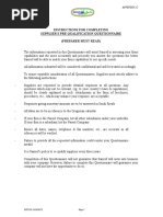 Supplier Prequalification Form Template | PDF | Business