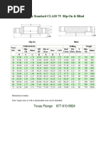 Spectacle Blind Dimensions - Class 150 To Class 2500 | PDF