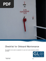 Intertanko Guidance Dry-Dock Checklist | PDF | Navigation | Risk Assessment