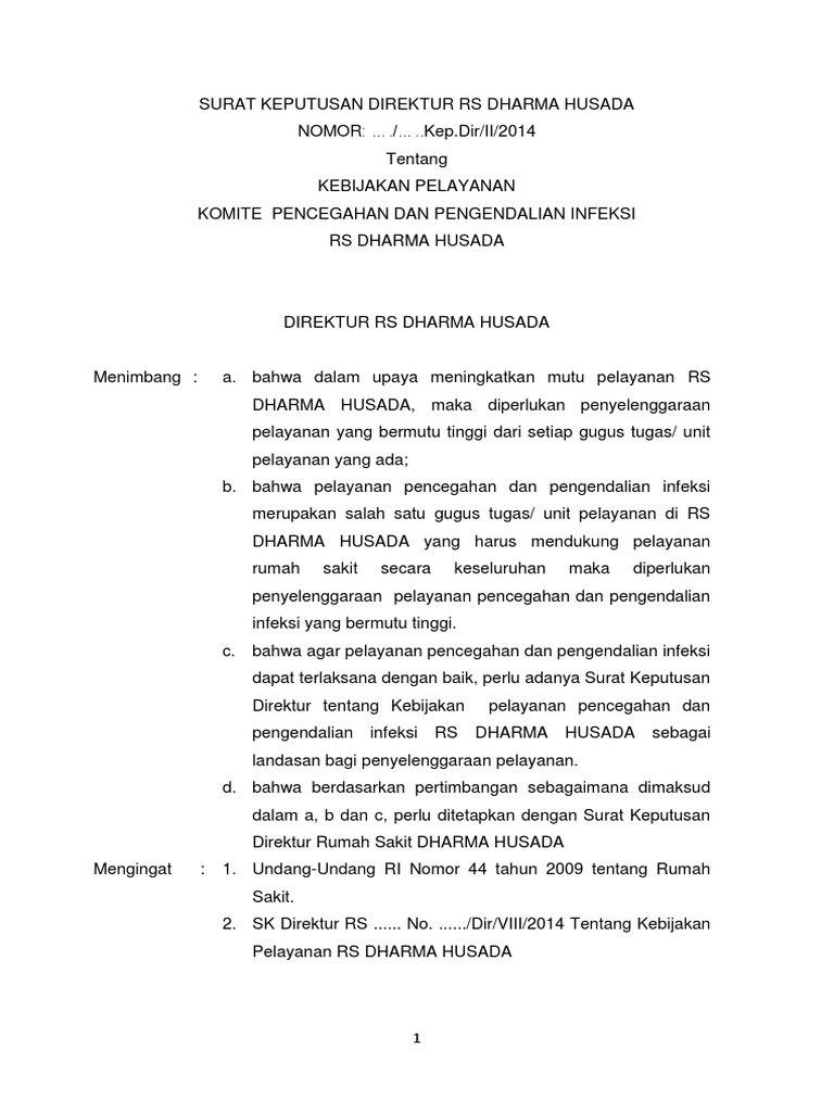 Contoh Kebijakan Ppi | PDF