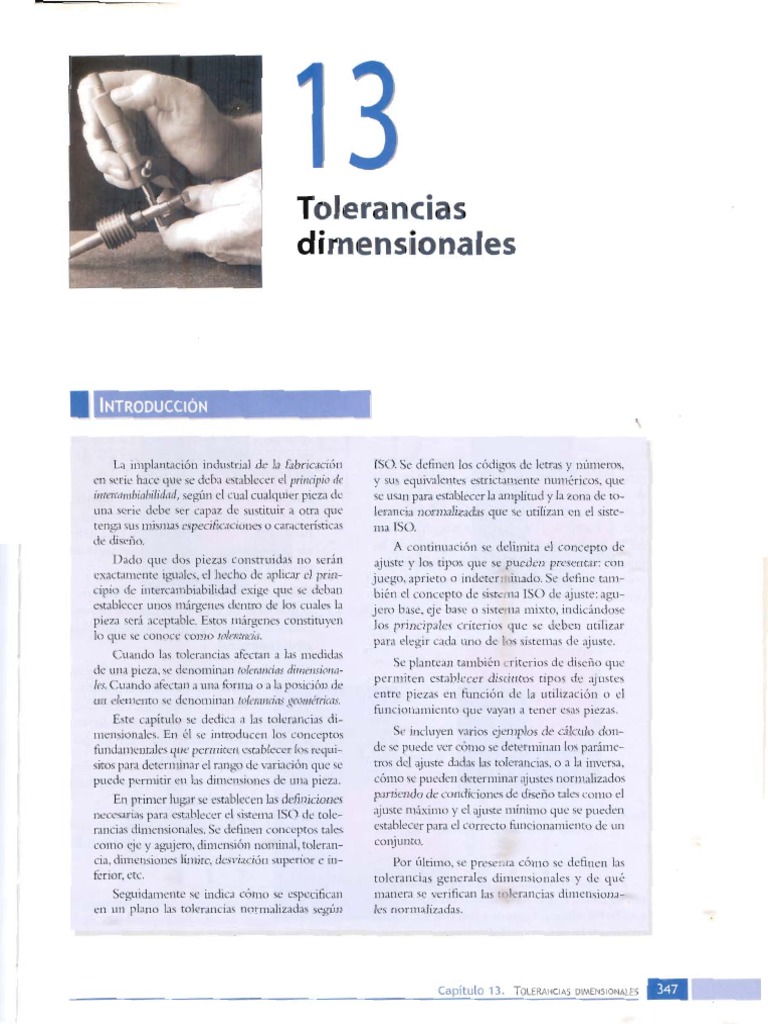 Tolerancias Dmensionales Chp13 PDF | PDF