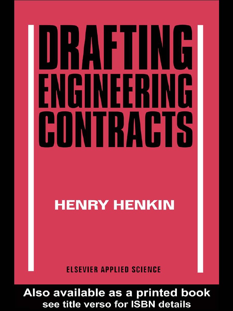 Drafting Engineering Contracts PDF | PDF | Specification (Technical Standard) | Technical Drawing