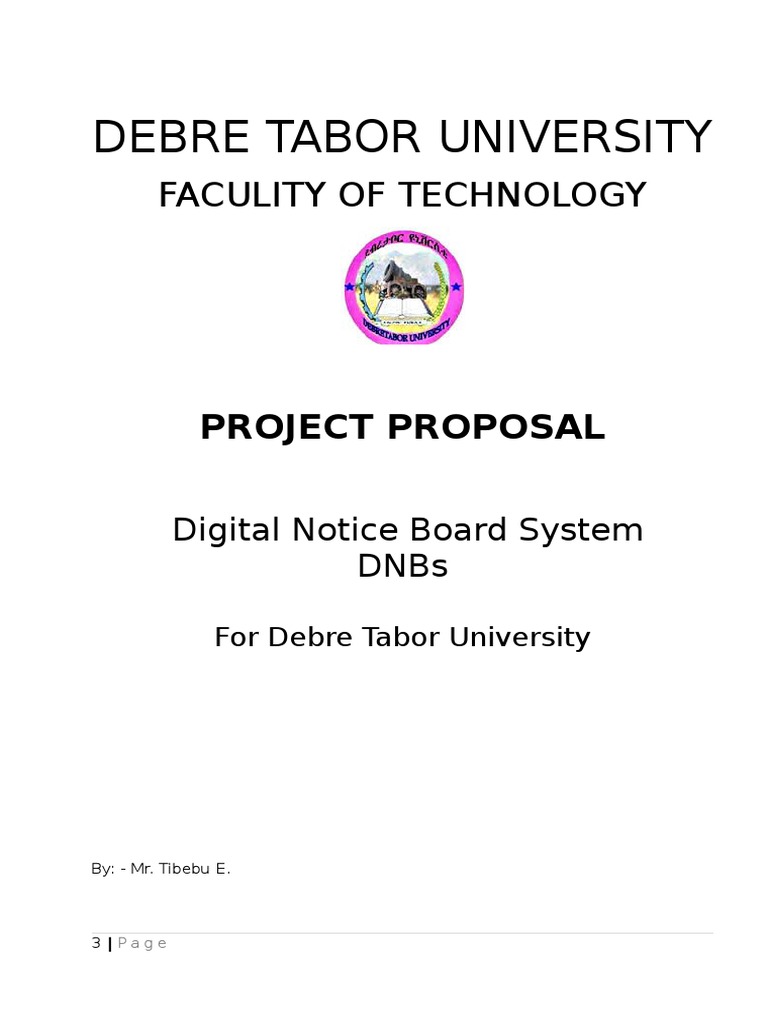 Debre Tabor University: Faculity of Technology | PDF | Application Software | Web Application