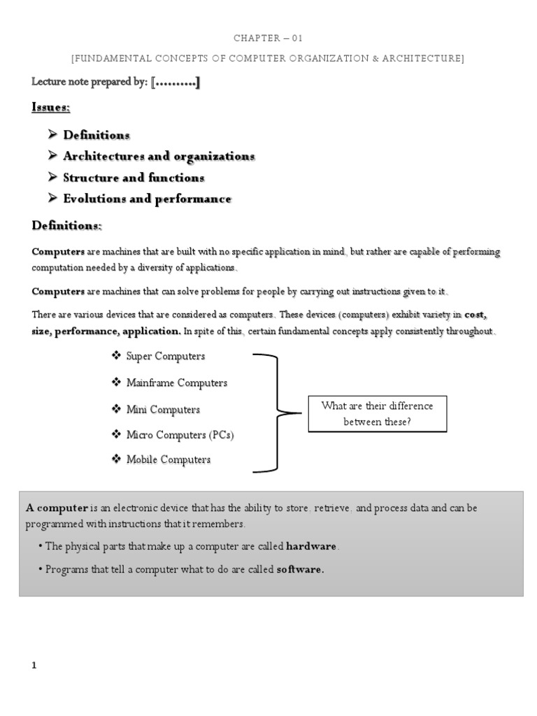 Fundamentals of Computer Organization and Architecture: An Introduction ...