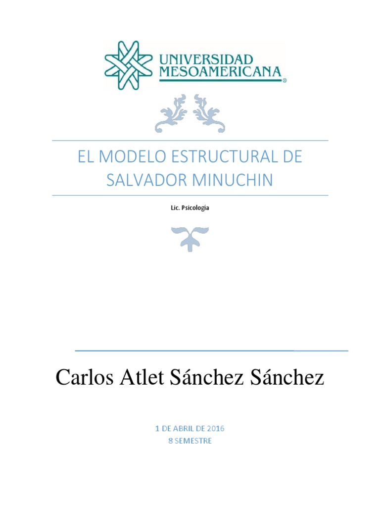 El Modelo Estructural de Salvador Minuchin | PDF | Familia | Comportamiento