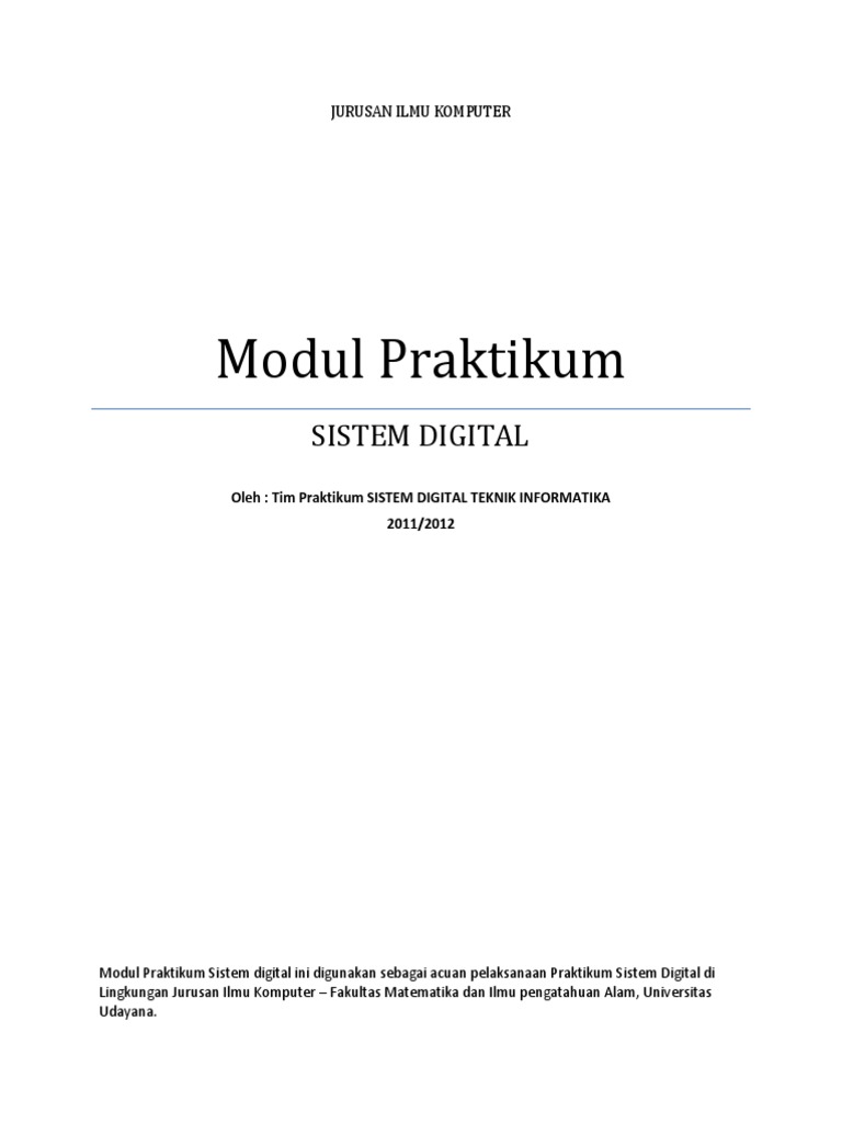 Modul Praktikum Sistem Digital | PDF
