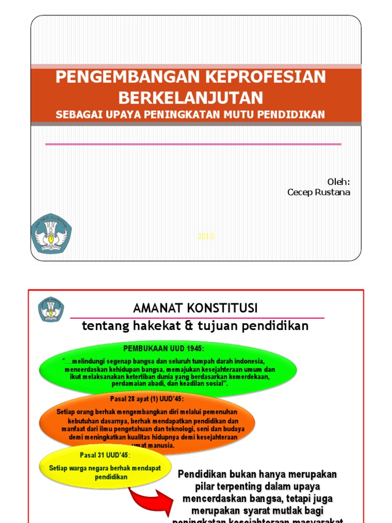 PKB 1-Pengembangan Keprofesian Berkelanjutan | PDF