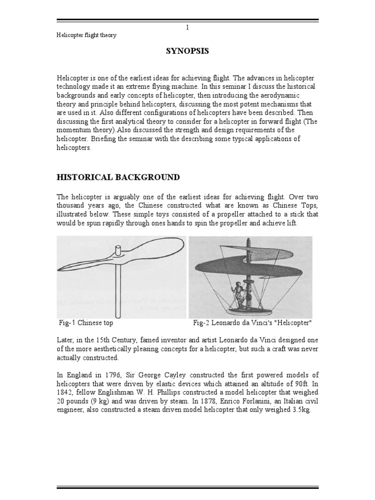 Helicopter Flight Theory | Helicopter Rotor | Airfoil