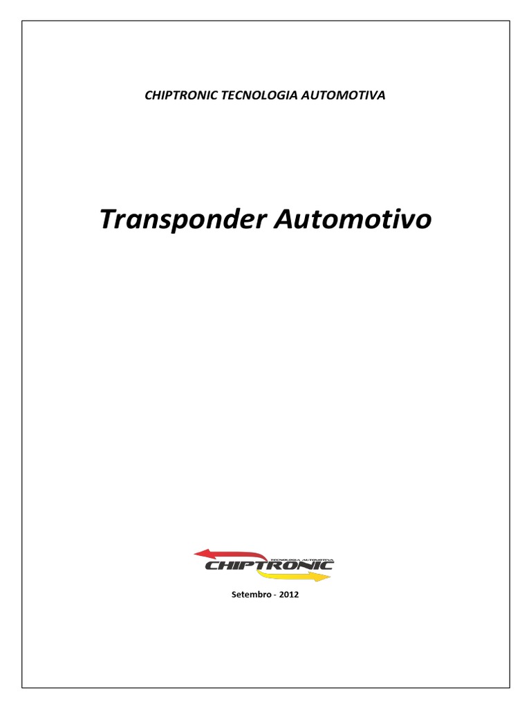 Tabela de Transponders Automotivos | PDF | Identificação de ...