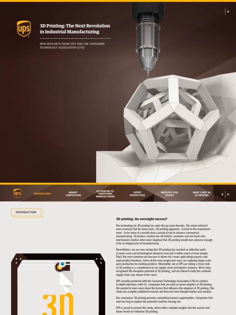 3D Printing Executive Summary | 3 D Printing | Technology | Free 30-day ...